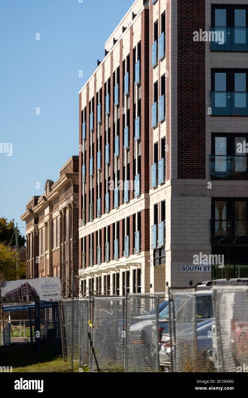 Large scale housing project with both new mid and high-rise buildings ...