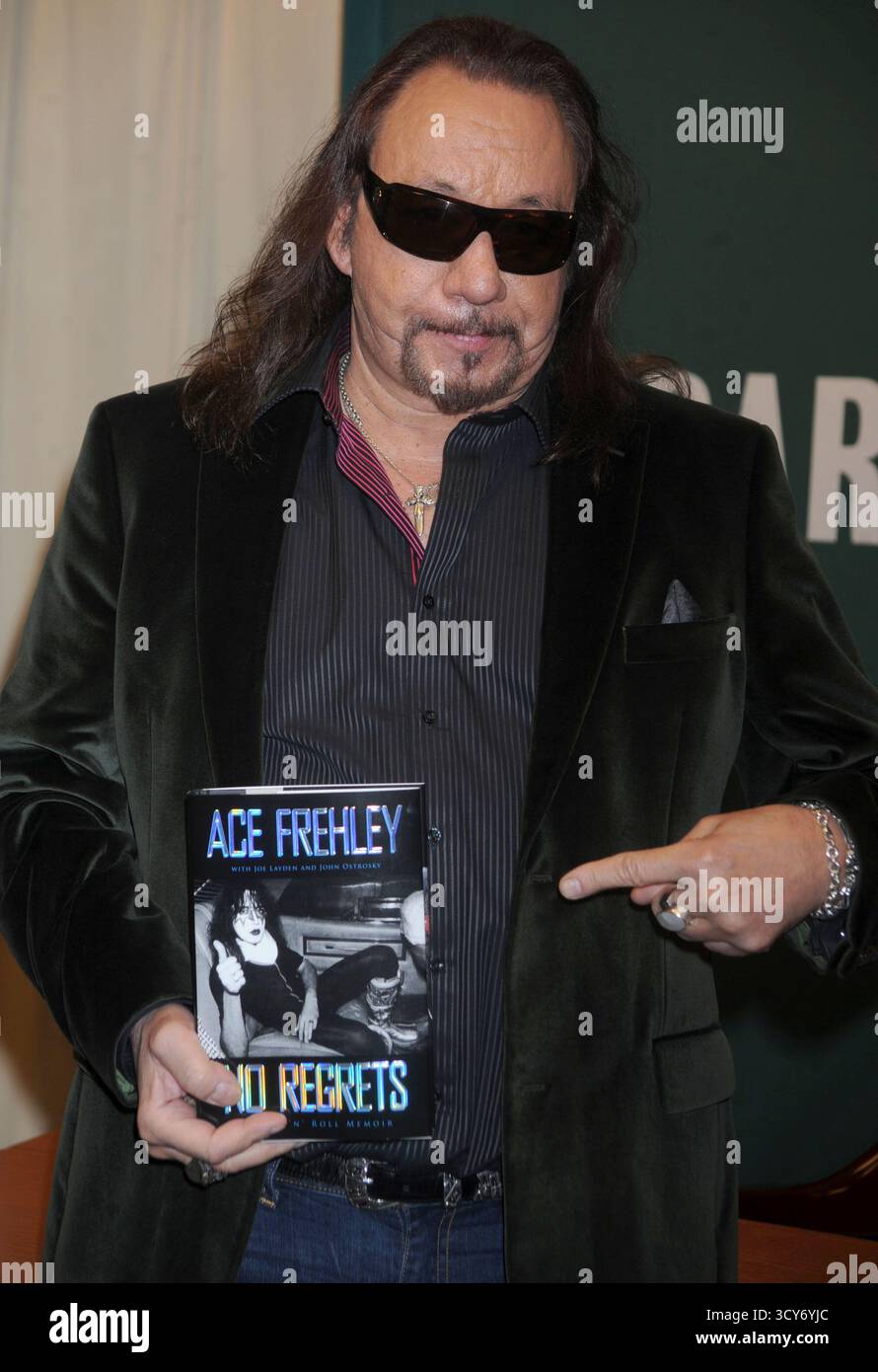 NEW YORK, NY - NOVEMBER 03: Musician Ace Frehley of Kiss promotes his ...