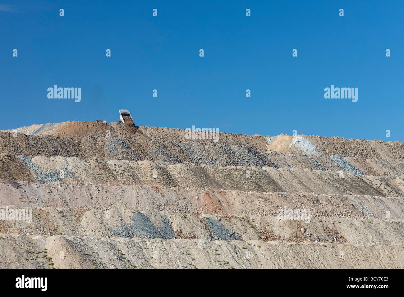Round Mountain, Nevada - The Round Mountain Gold Mine, an open pit mine ...