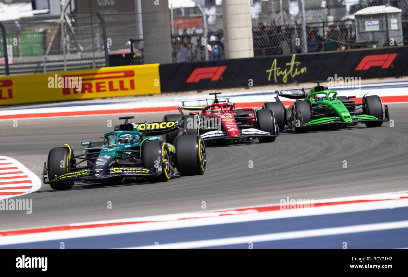 October 17, 2025, Austin, Texas, 'USA': Afternoon Sprints at turn 14 ...