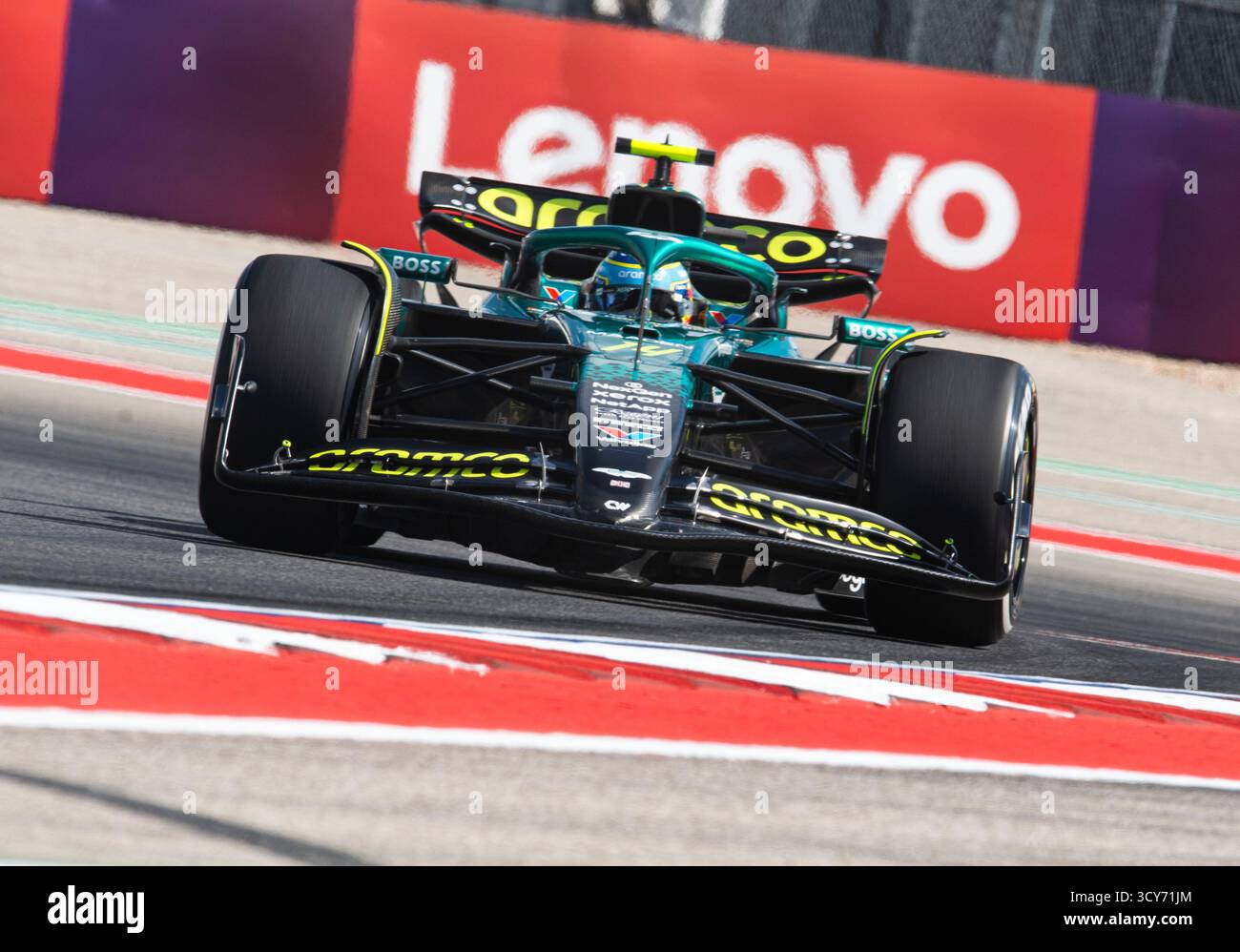 October 17, 2025, Austin, Texas, 'USA': Afternoon Sprints at turn 17 ...