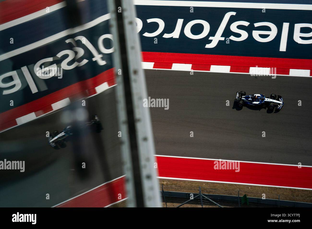 Austin, United States. 17th Oct, 2025. Thai Formula One driver Alex ...