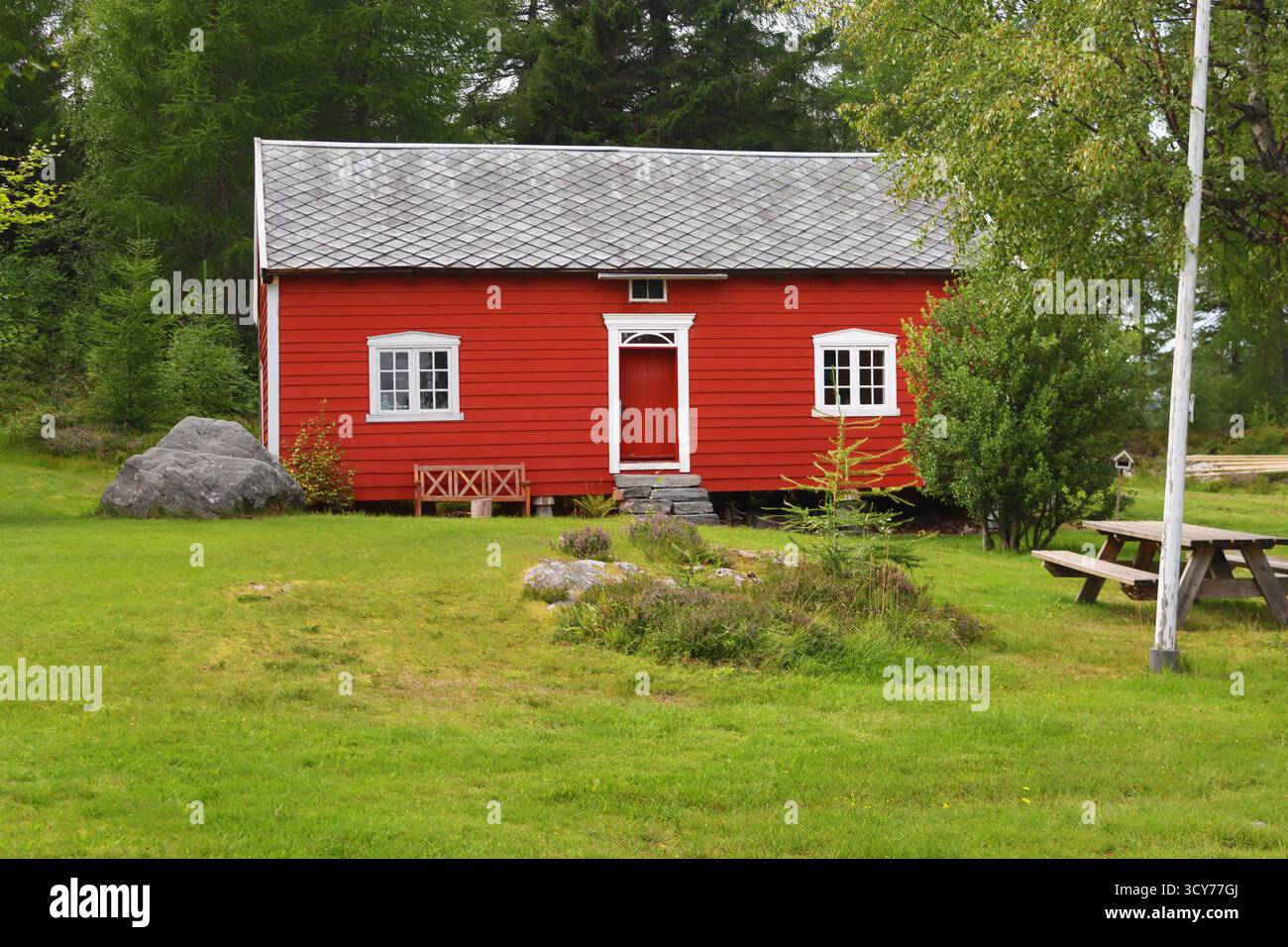 Alesund, Norway - August 01, 2024: Typical Norwegian house. Sunnmore ...