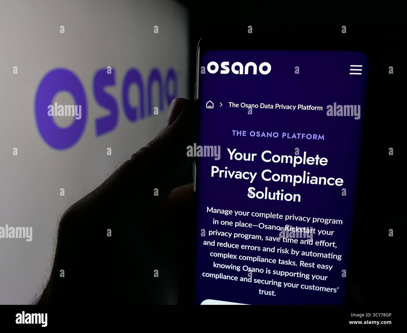 Osano logo hi-res stock photography and images - Alamy