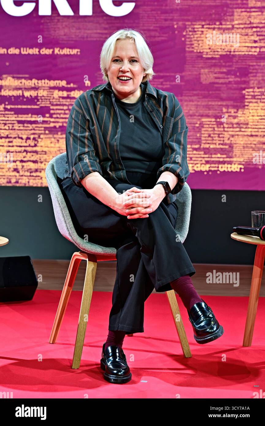 Frankfurter Buchmesse 2025. Autorin Anne Rabe am 17.10.2025 auf der ...