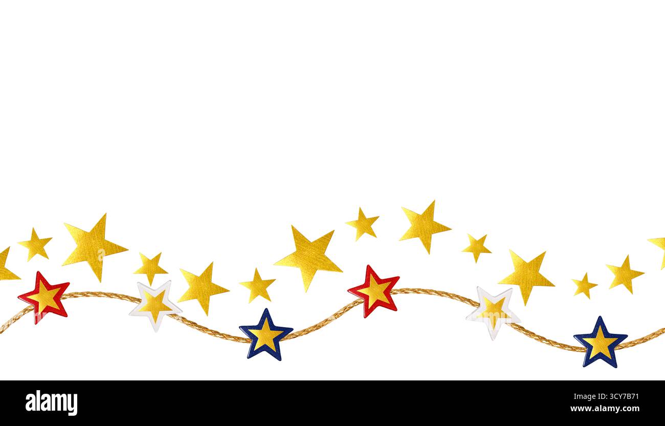 New year decor garland Cut Out Stock Images & Pictures - Alamy