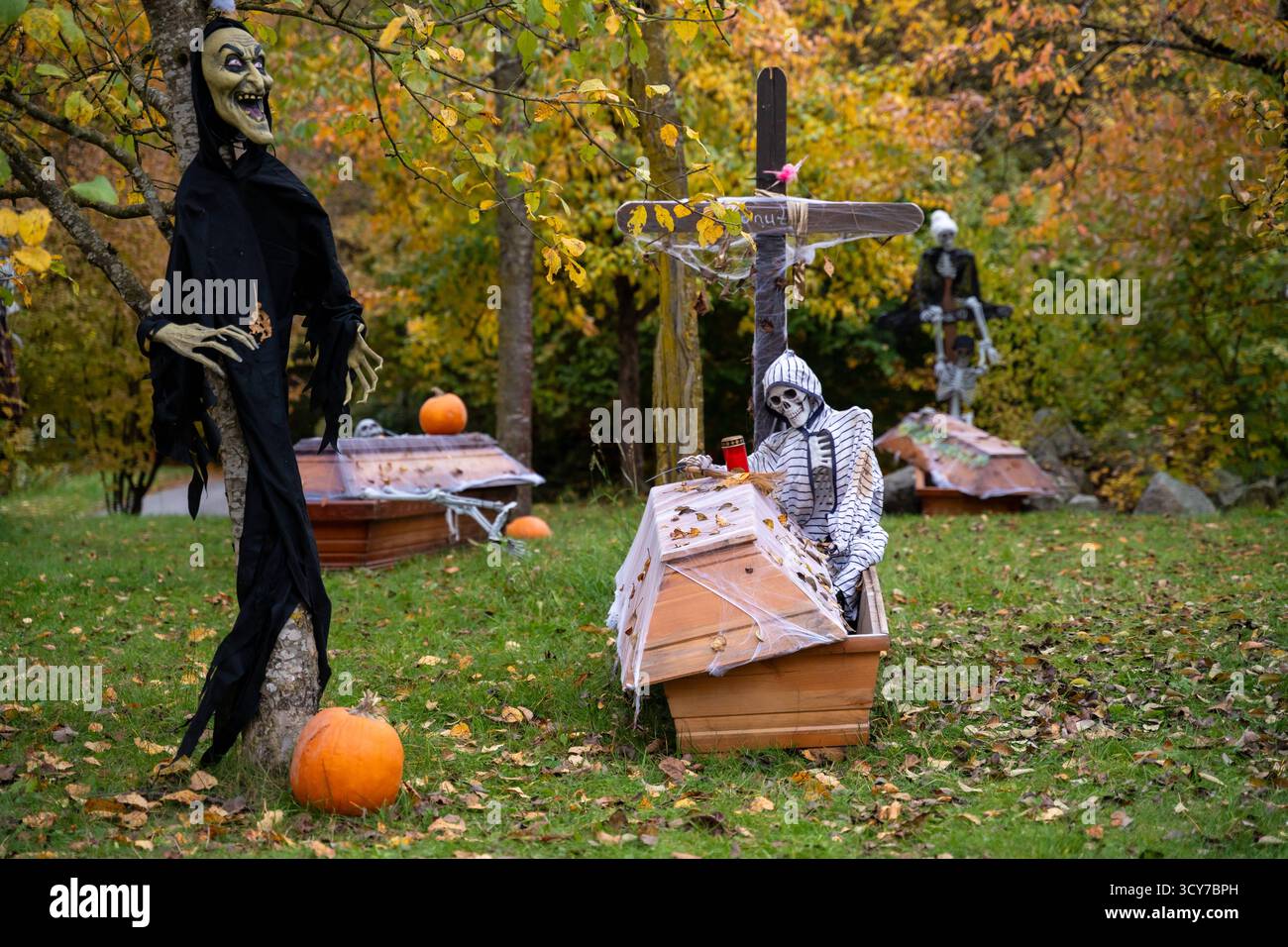 Bad Wörishofen, Bavaria, Germany - October 17, 2025: Halloween ...