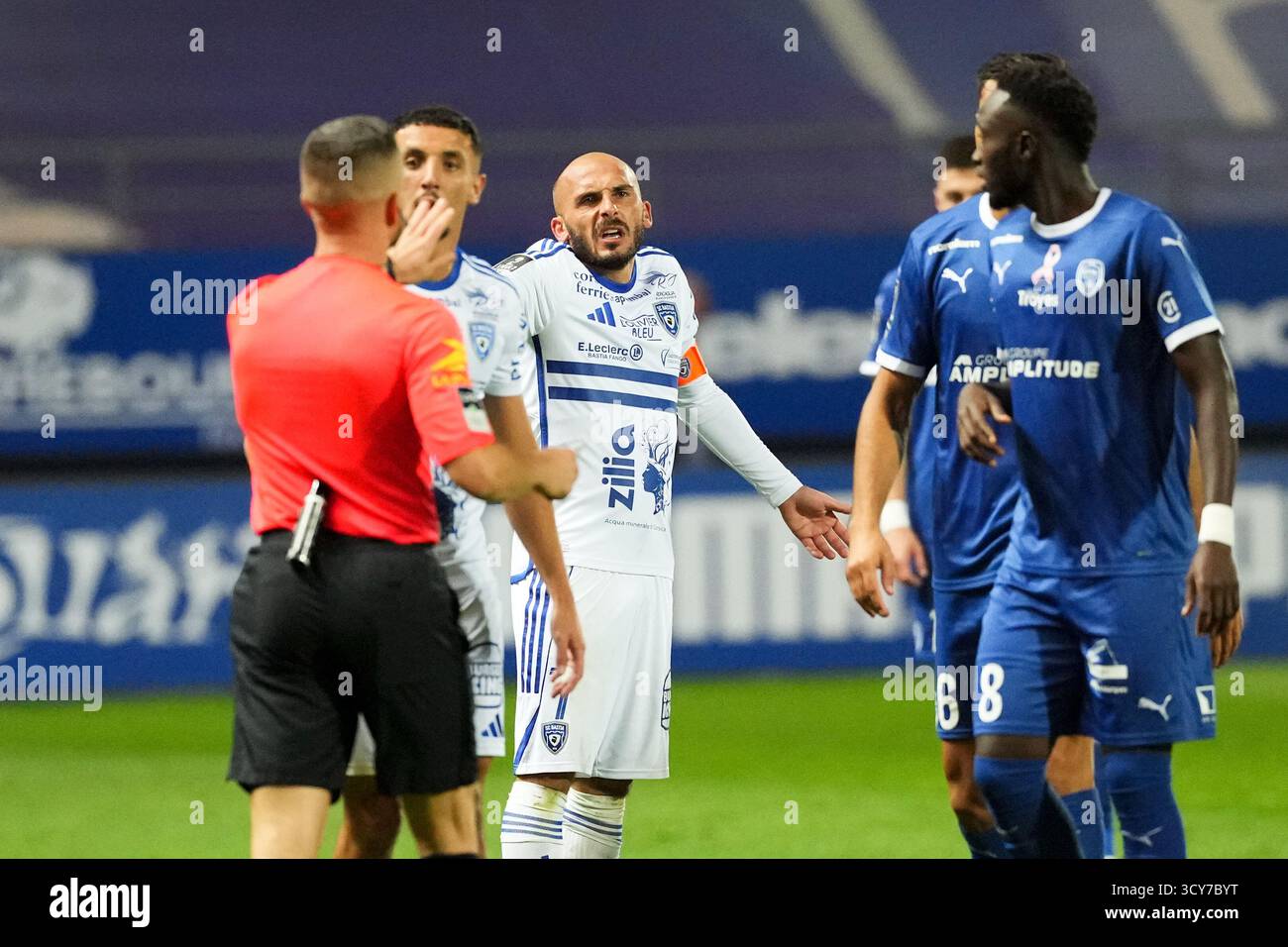 07 Christophe VINCENT (scb) during the Ligue 2 BKT match between Troyes ...