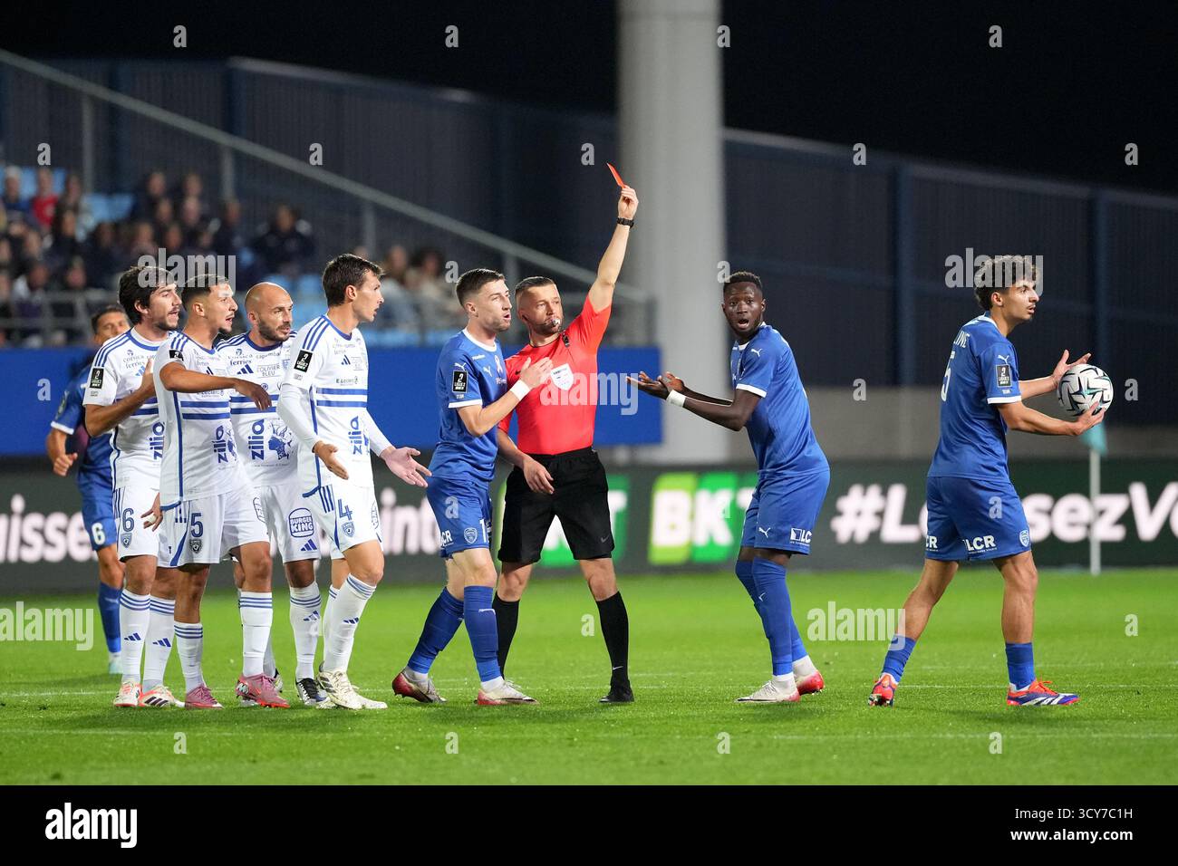 05 Martin ADELINE (estac) - Geoffrey KUBLER (ARBITRE) during the Ligue ...