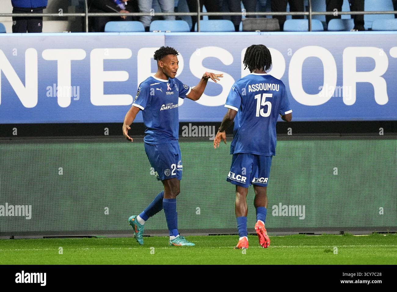 21 Tawfik BENTAYEB (estac) during the Ligue 2 BKT match between Troyes ...