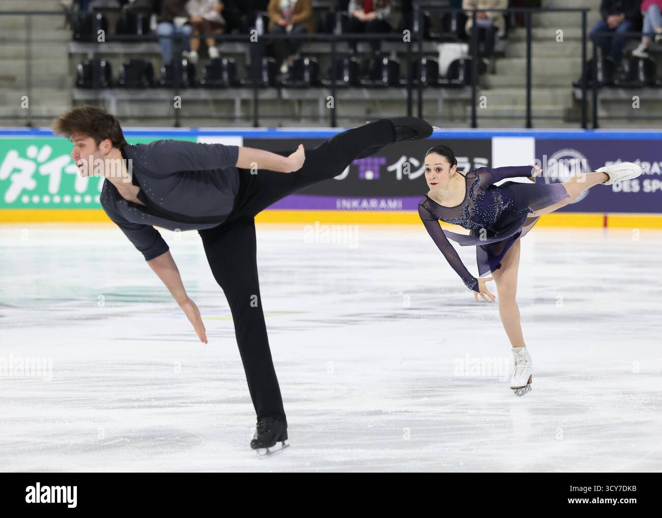 Katie McBEATH and Daniil PARKMAN of United States perform during Pairs ...