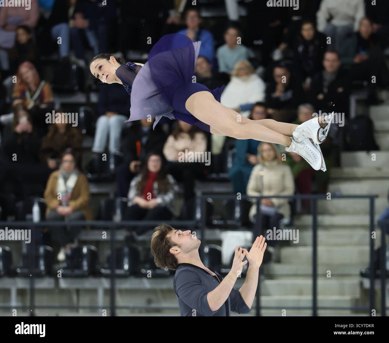 Katie McBEATH and Daniil PARKMAN of United States perform during Pairs ...