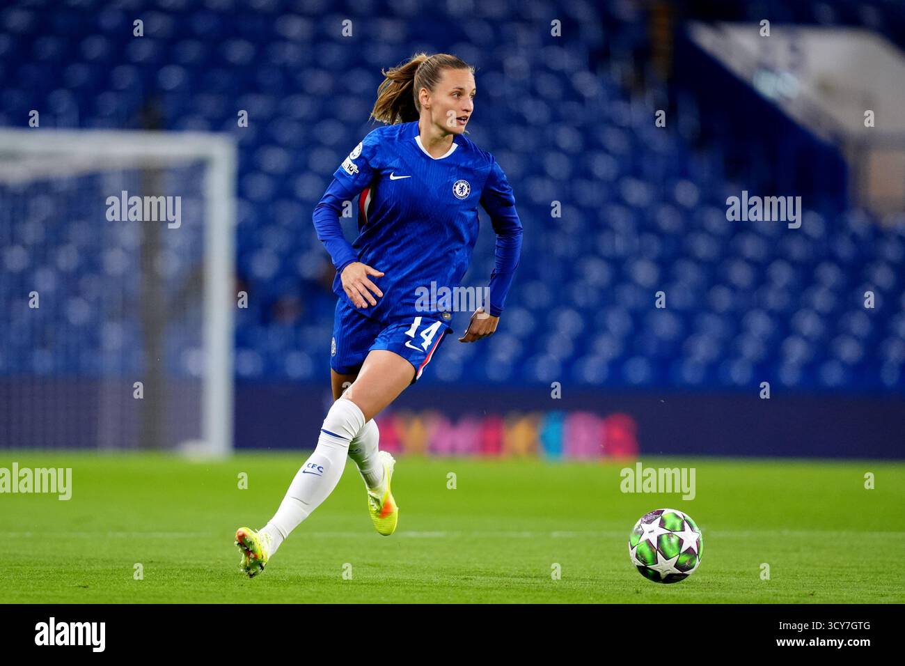 Chelsea’s Nathalie Bjorn during the UEFA Women's Champions League match ...