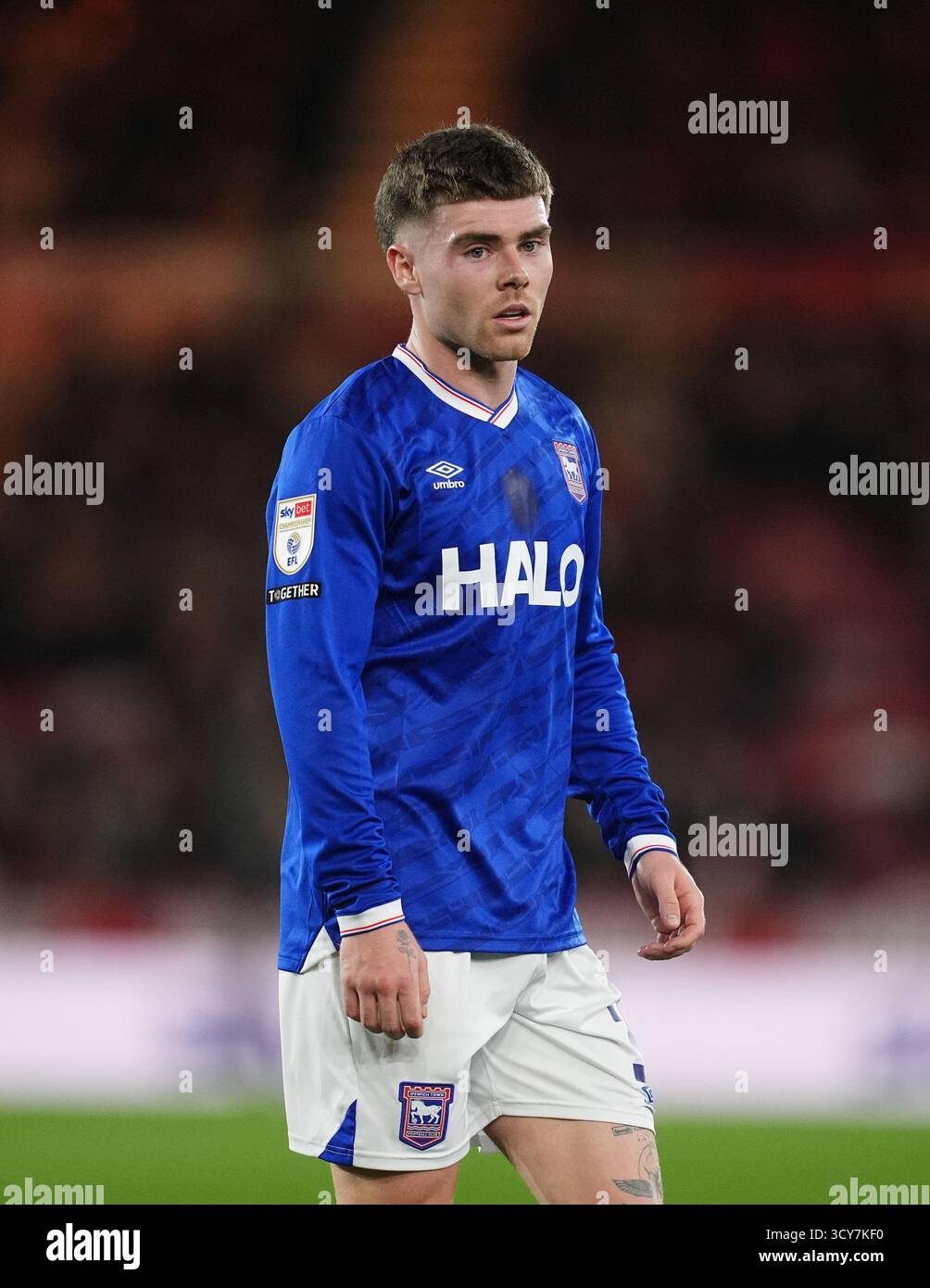 Ipswich Town's Leif Davis during the Sky Bet Championship match at ...