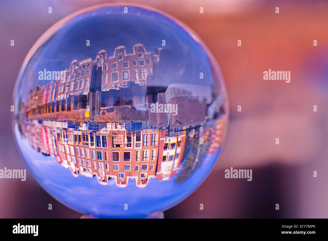 Glass sphere on rail hi-res stock photography and images - Alamy