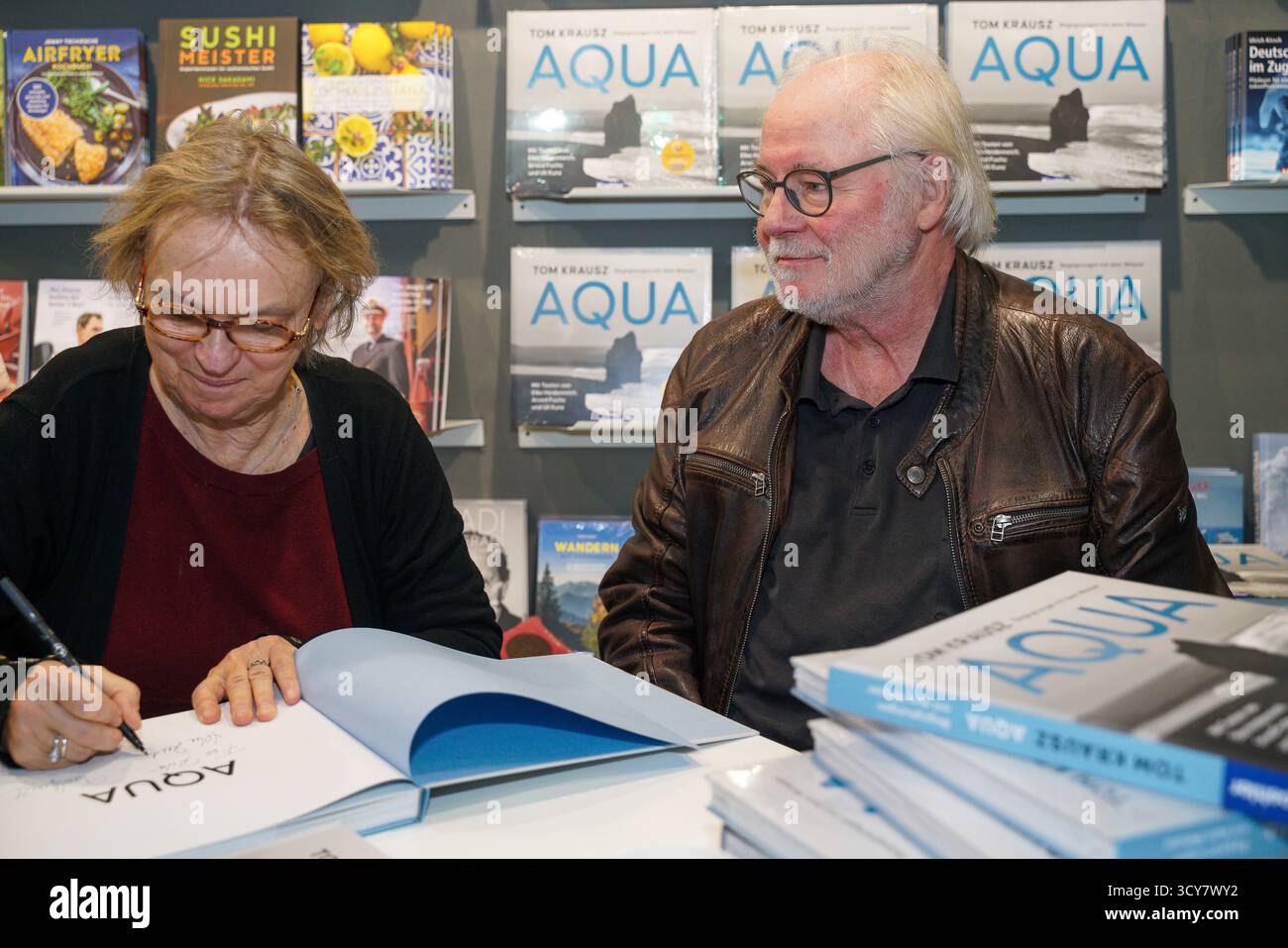 FRANKFURT AM MAIN, Germany. October 17th, 2025. Tom Krausz and Elke ...