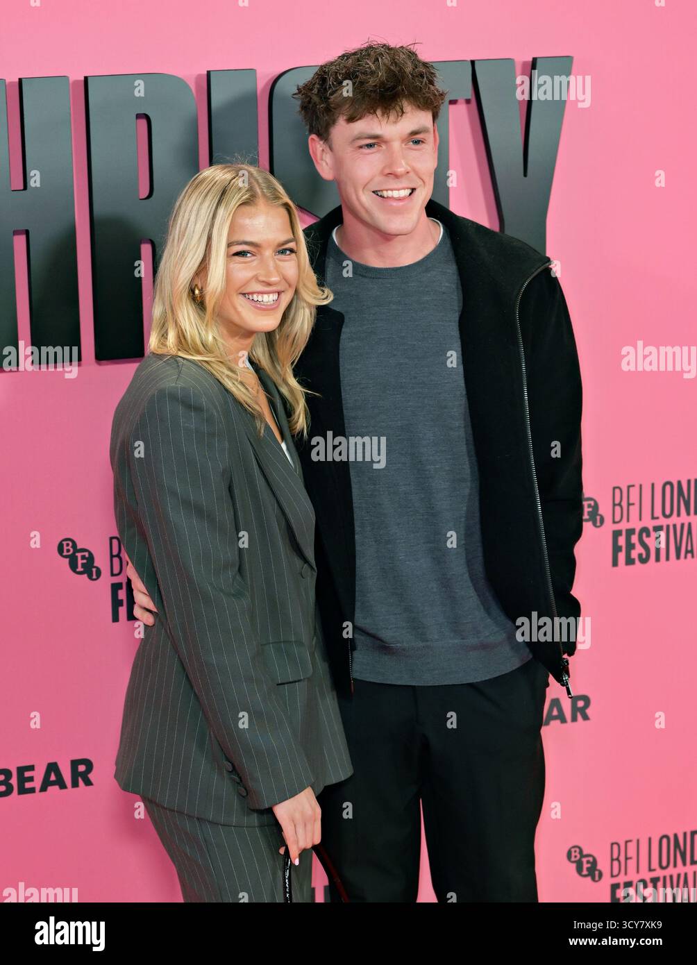 London, UK. 17th Oct, 2025. Ross Stephen and Rhiannon Dixon at the ...