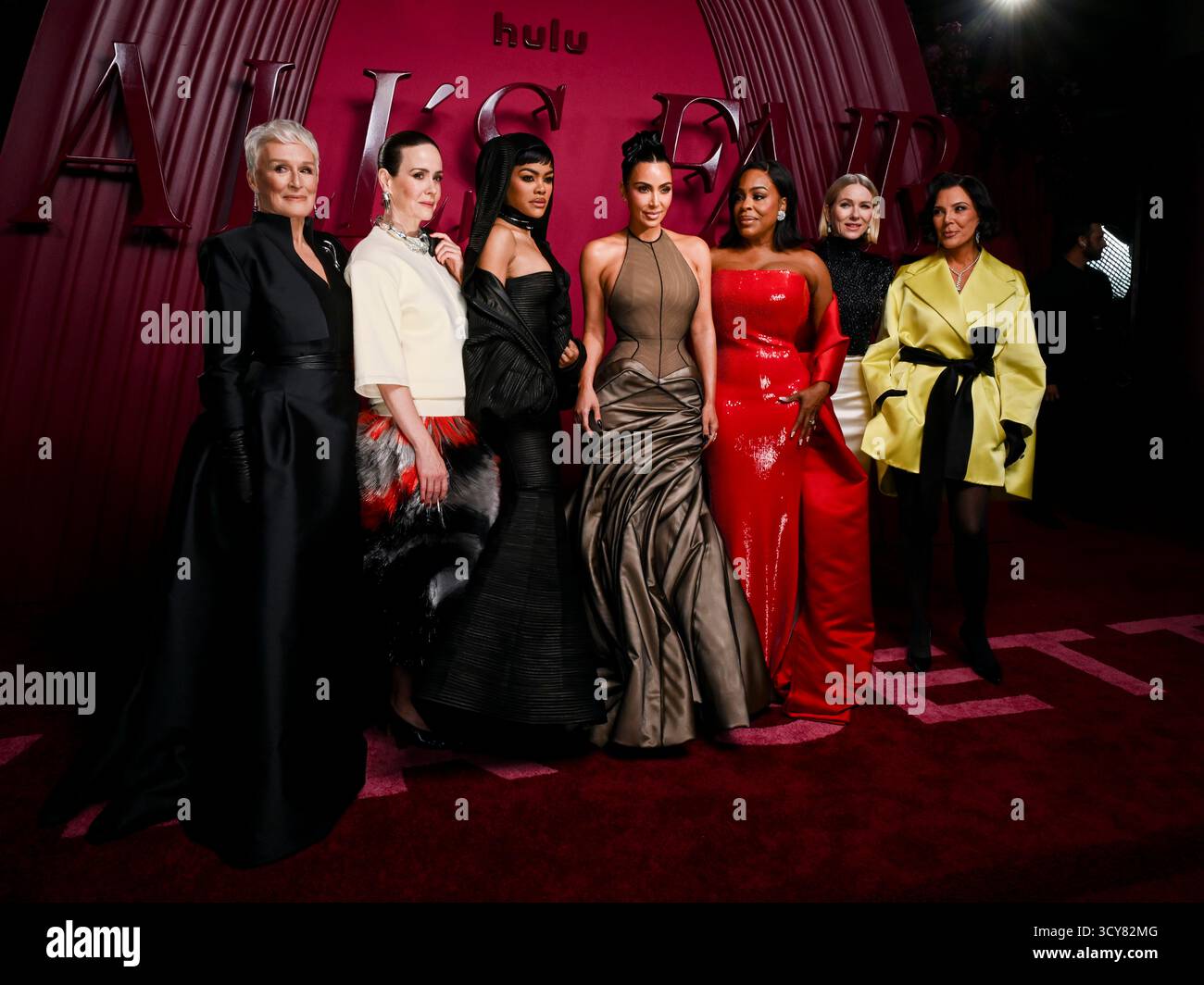 October 16, 2025, West Hollywood, California, USA: (L-R) GLENN CLOSE ...