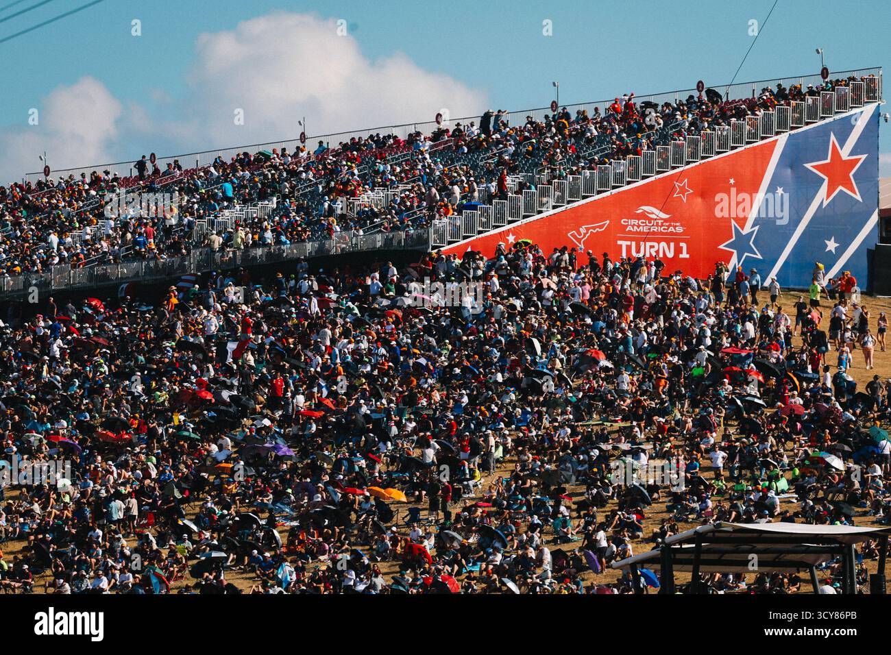 crowd, foule, fans, fan, spectators grandstands during the 2025 Formula ...