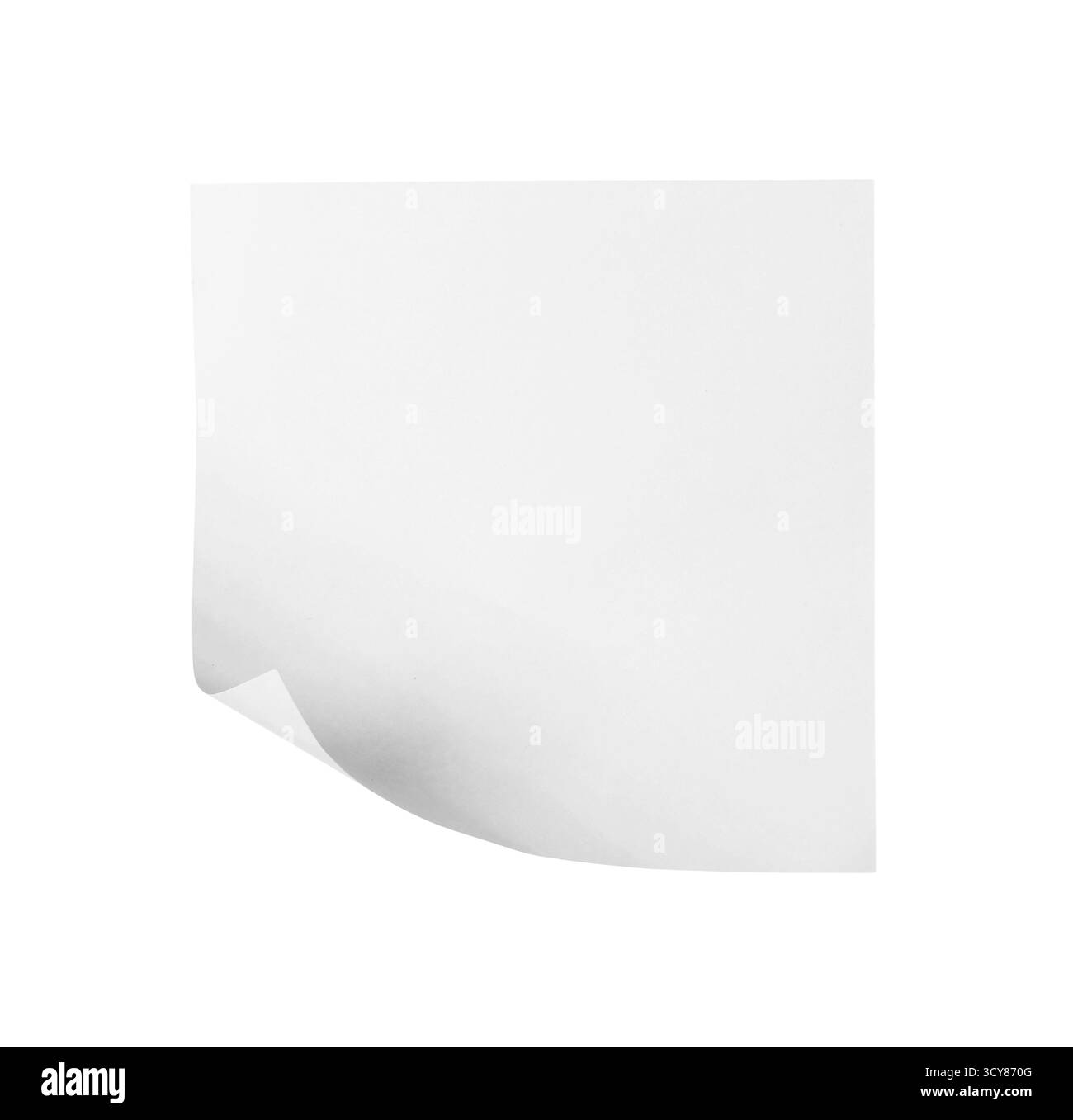 Blank piece sticky note Black and White Stock Photos & Images - Alamy