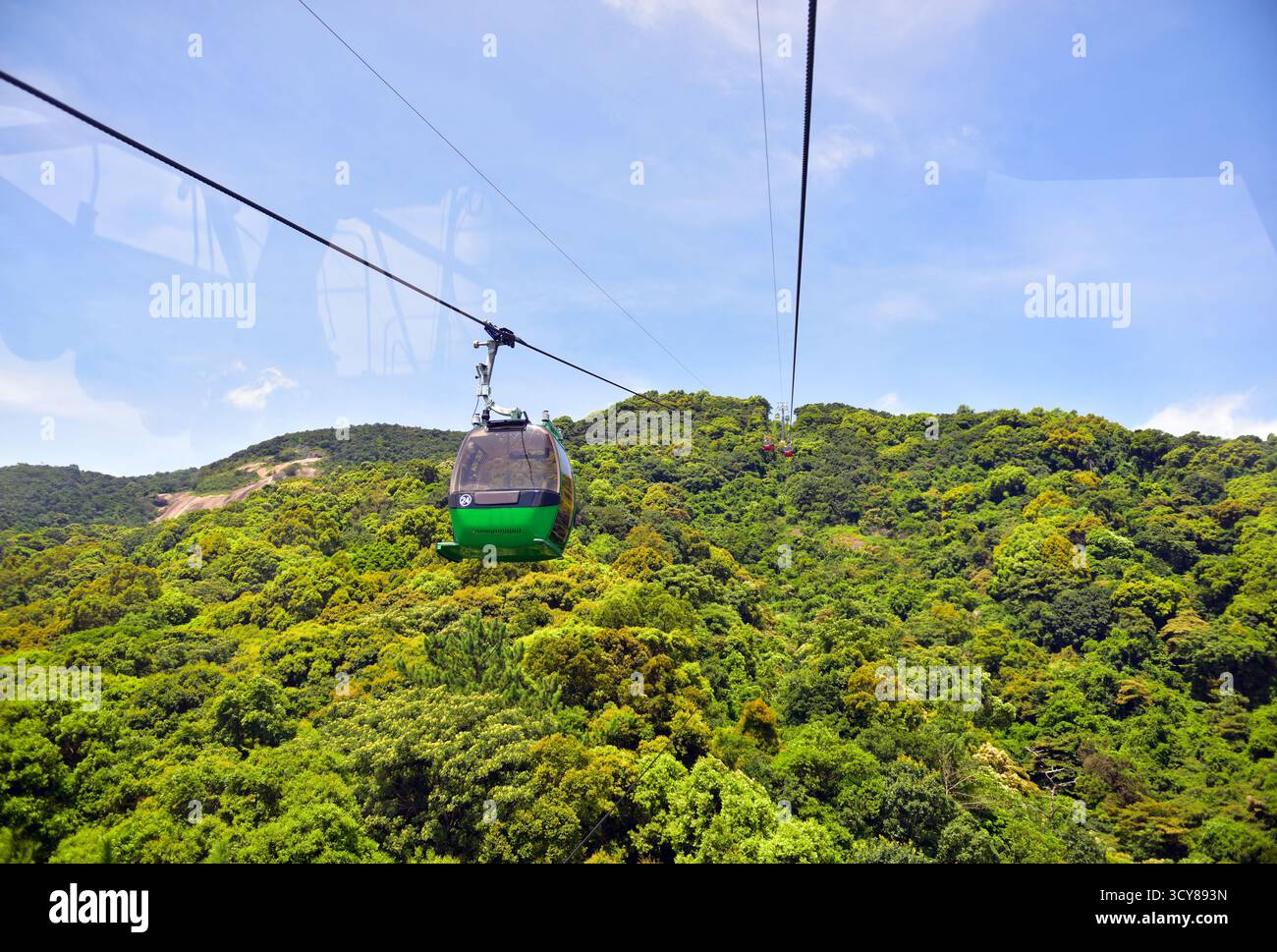 Yingzui Rock Cableway in Luofu Mountain Scenic Area, Boluo County ...