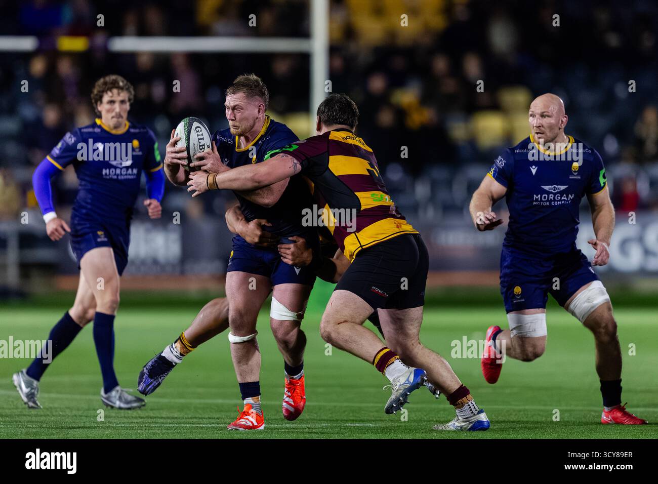 Worcester, England, UK, 17 October 2025. Billy Keast of Worcester ...