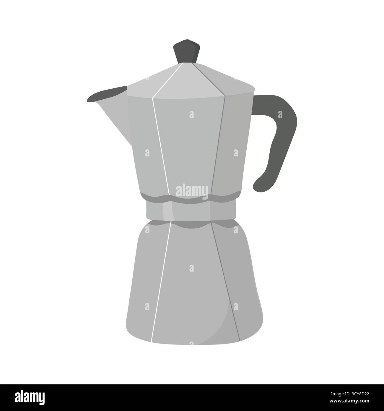 Brewing classic espresso coffee Stock Vector Images - Alamy