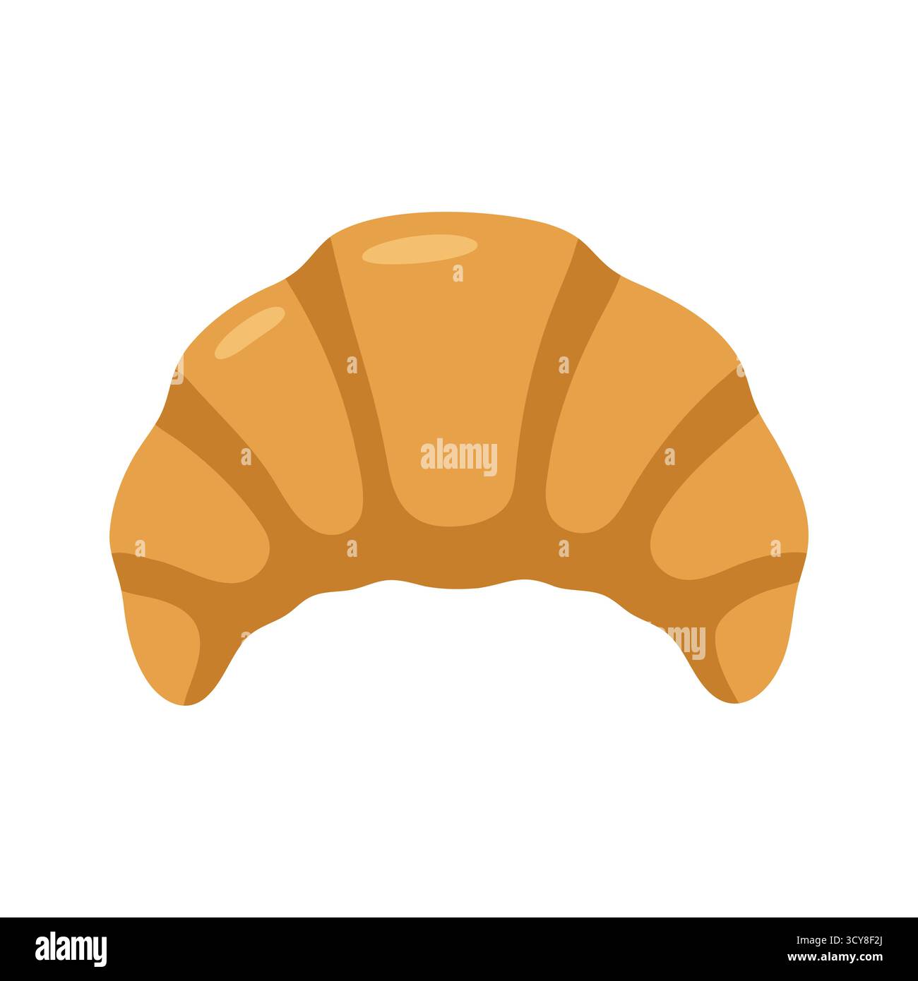 Traditional french croissant morning Stock Vector Images - Alamy