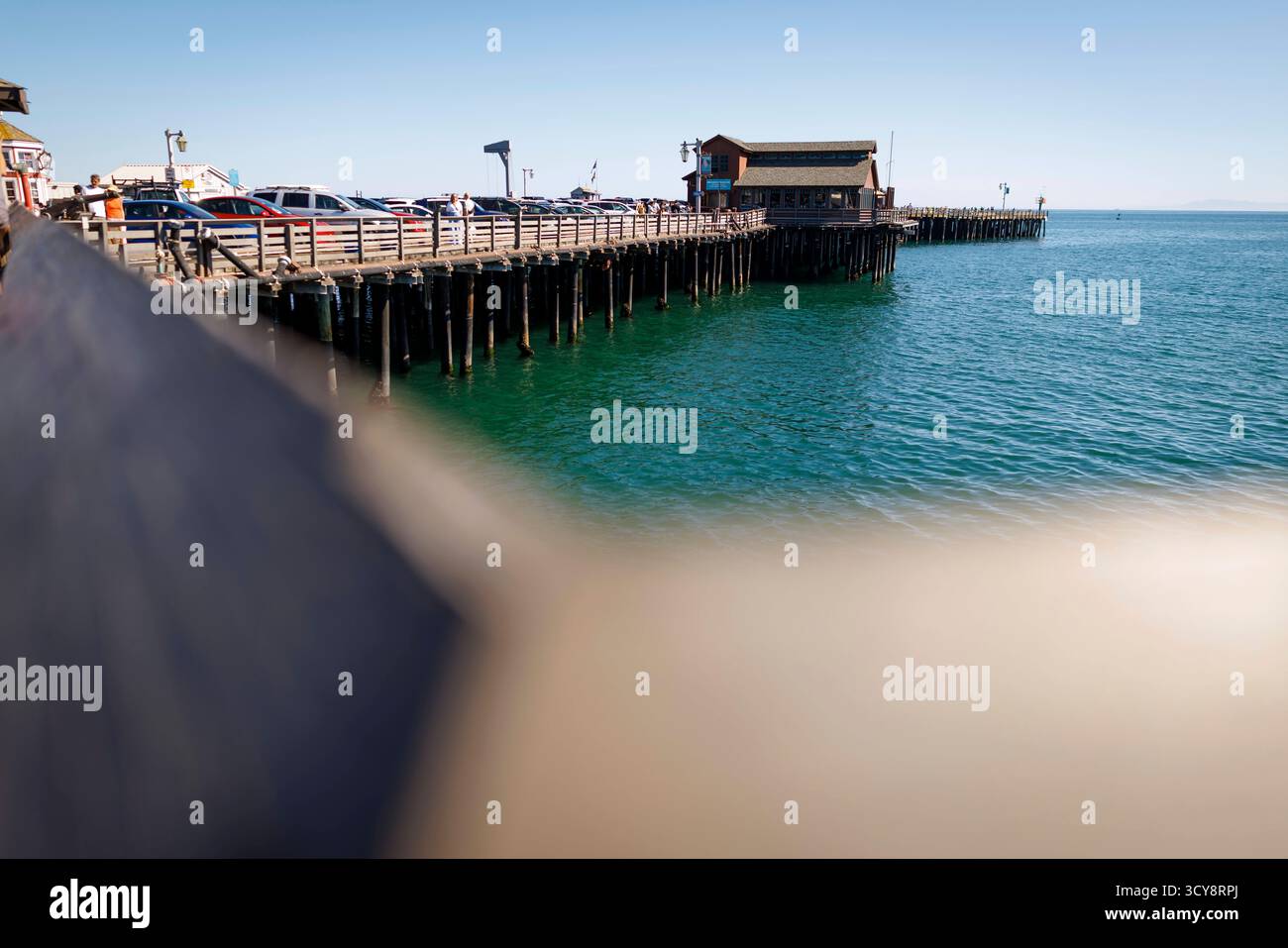 Stearns Wharf Pier in Santa Barbara, 04.10.2025. Santa Barbara USA ...