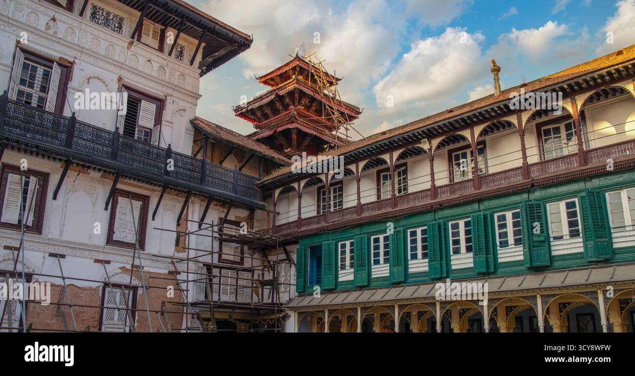 Ancient Royal Palace in Kathmandu. Nepal Stock Photo - Alamy
