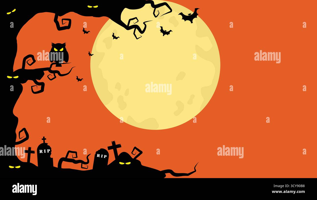 Forest landscape dead tree Stock Vector Images - Alamy