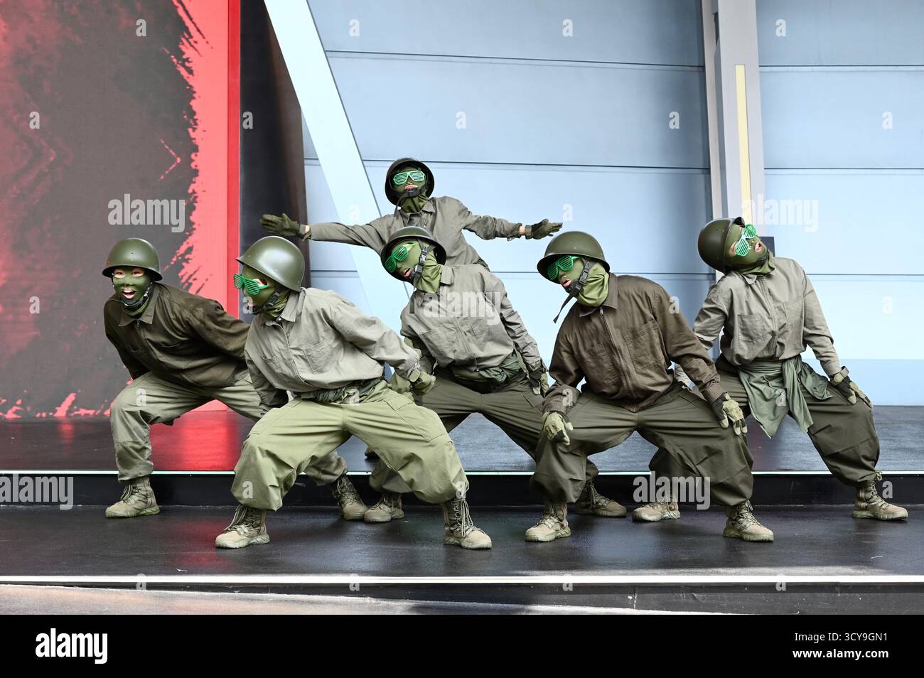 Dancers performing during at Hong Kong Disneyland Dance-off Party On ...