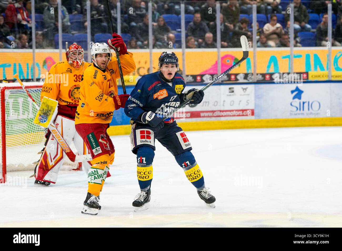 17/10/2025, Ambri, Gottardo Arena, NL: HC Ambri-Piotta - SCL Tigers ...