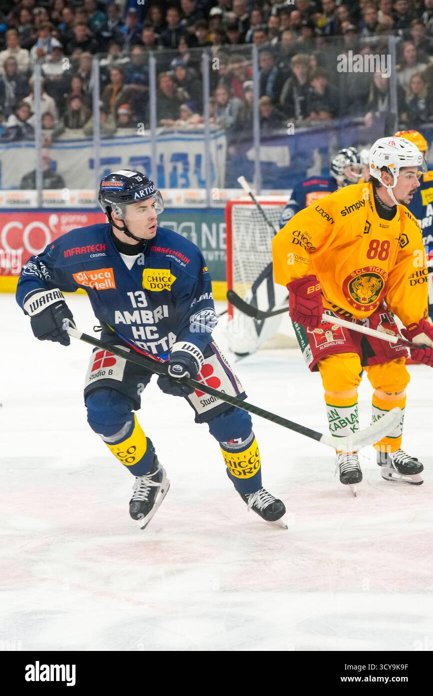 17/10/2025, Ambri, Gottardo Arena, NL: HC Ambri-Piotta - SCL Tigers ...