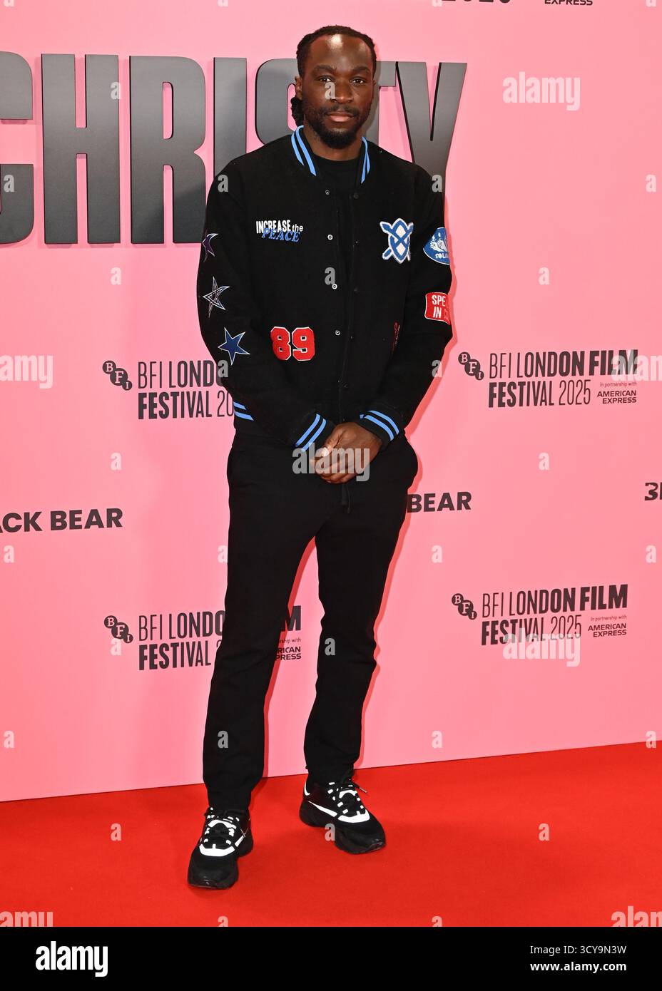 Denzel Bentley attends "Christy" Premiere during the BFI London Film ...