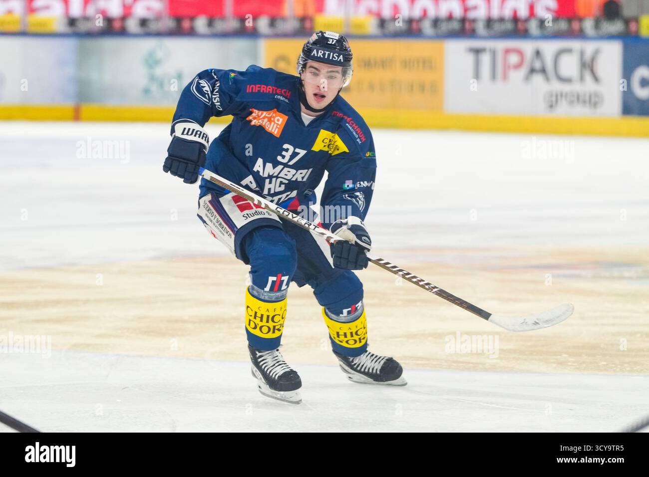 17/10/2025, Ambri, Gottardo Arena, NL: HC Ambri-Piotta - SCL Tigers ...