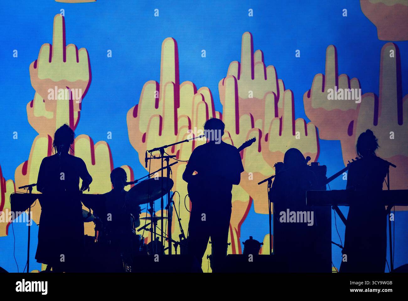PANDA BEAR, FULL BAND, CONCERT, 2025: The band Panda Bear play on the ...
