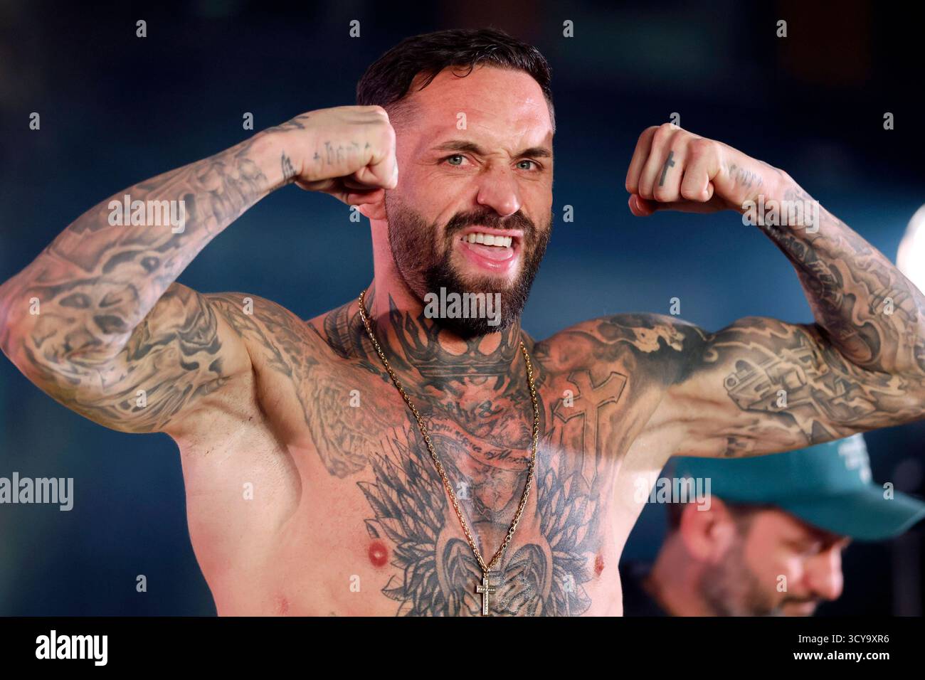 MMA-Kämpferin Christian Eckerlin bei der Pressekonferenz zum MMA-Event ...