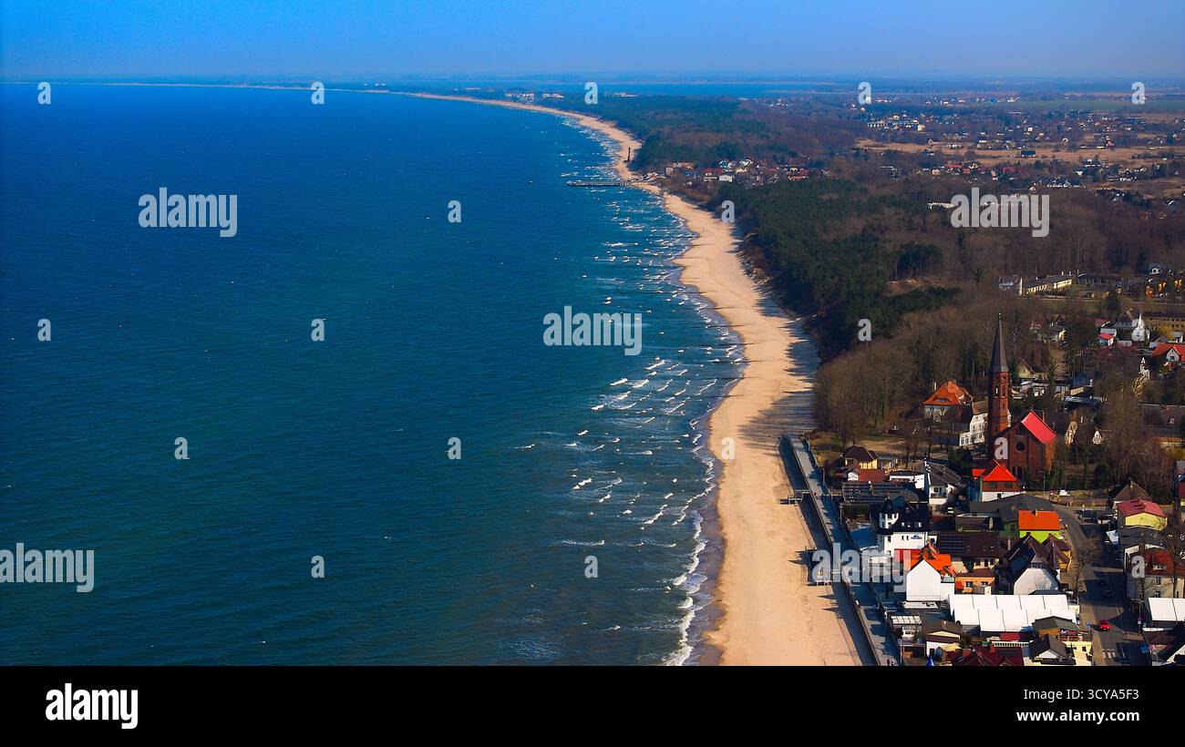 Beautiful coastal panorama sarbinowo hi-res stock photography and ...