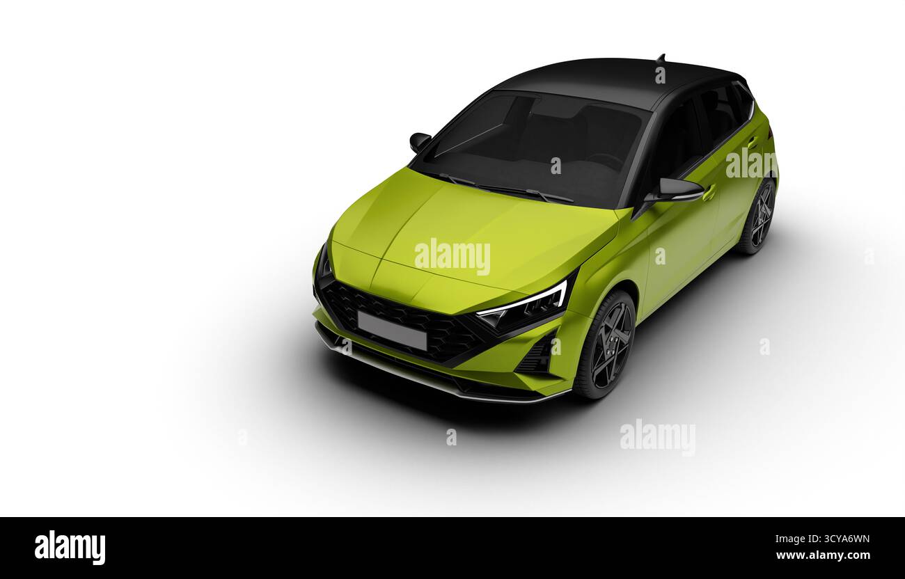 Front light colored car Cut Out Stock Images & Pictures - Alamy