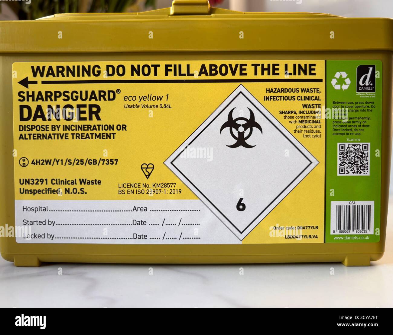 Biohazard infectious waste container hi-res stock photography and ...