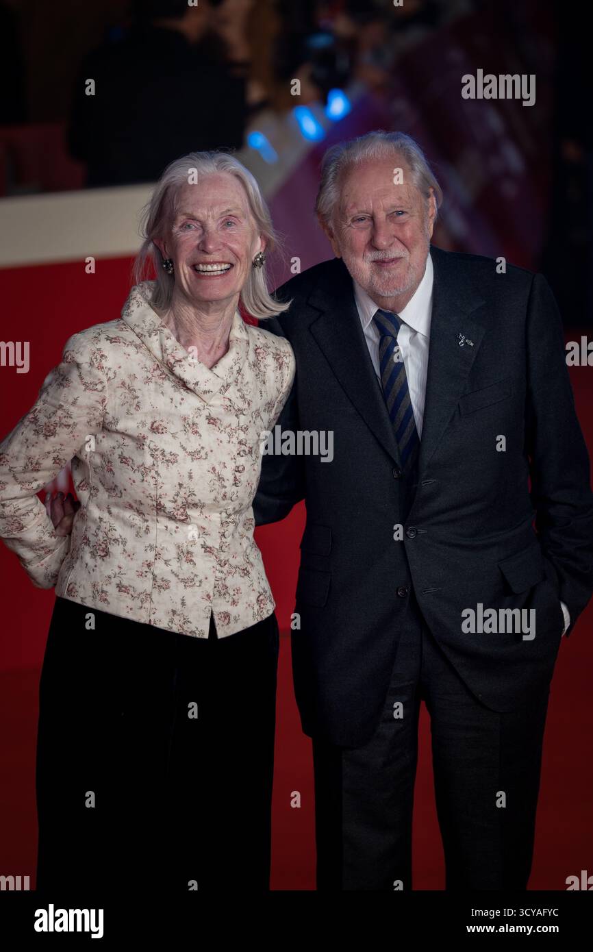 October 15, 2025, Rome, Rm, Italy: Lord David Puttnam and wife Lady ...