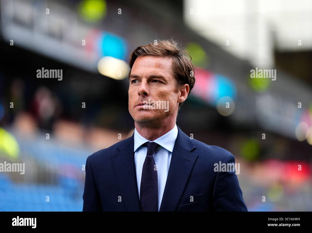 Burnley manager Scott Parker ahead of the Premier League match at Turf ...