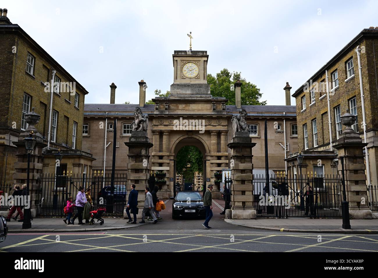 London, United Kingdom, October 9 2025. Exterior of The Royal Mews At ...