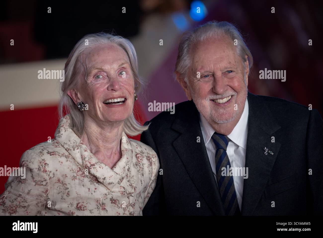 October 15, 2025, Rome, Rm, Italy: Lord David Puttnam and wife Lady ...