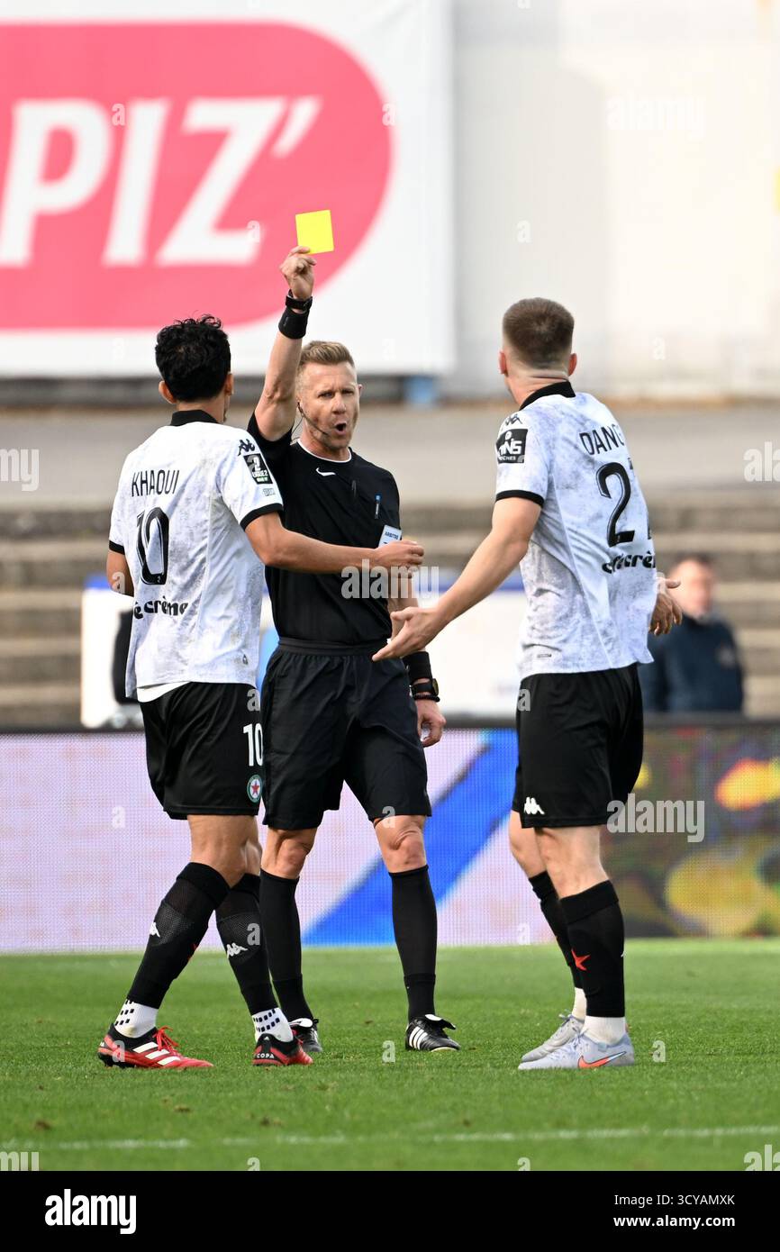 Mickael LELEU (ARBITRE) during the Ligue 2 BKT match between Laval and ...