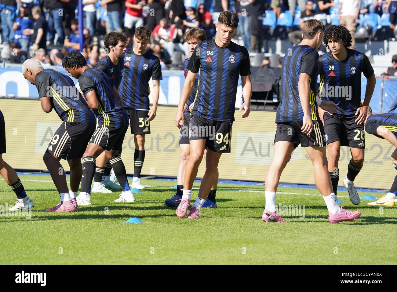 Pisa's palyers.During the Serie A soccer match between Pisa and Verona ...