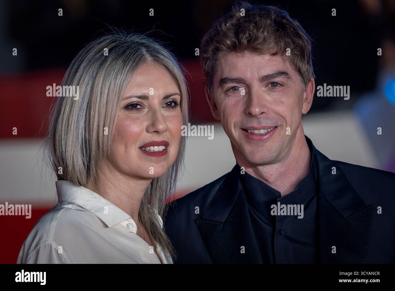 October 15, 2025, Rome, Rm, Italy: Eva Nestori and Michele Riondino ...