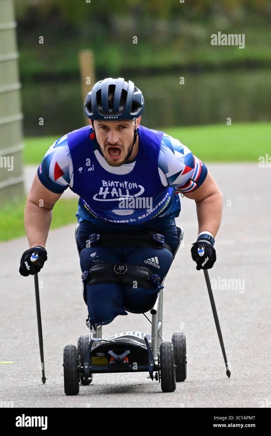 BIATHLON - MEENAGH Scott GBR bei den Para-Wettbewerben Mixed während ...