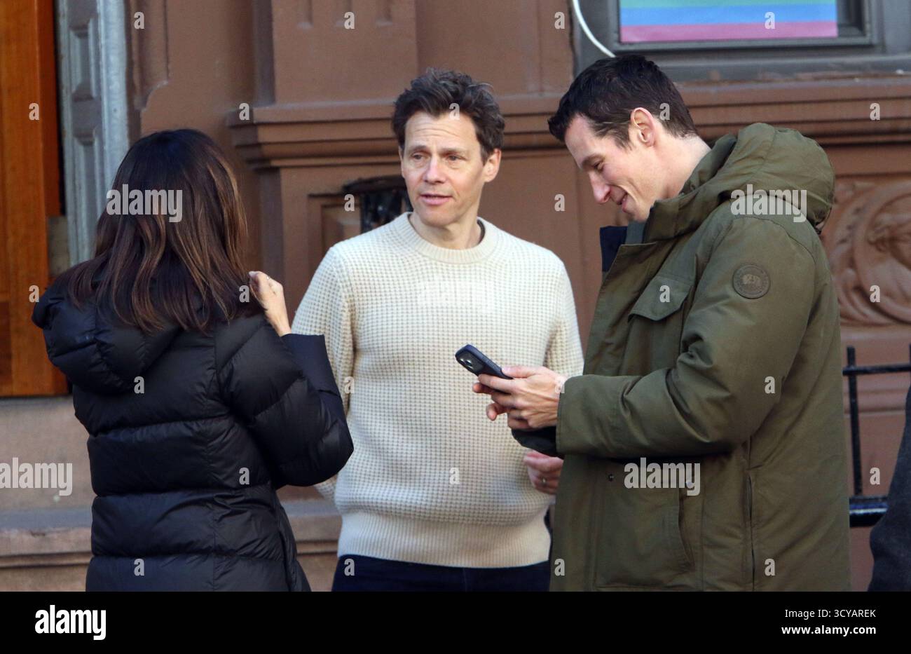 October 17 2025 Monica Barbaro, Will Gluck director, Callum Turner ...